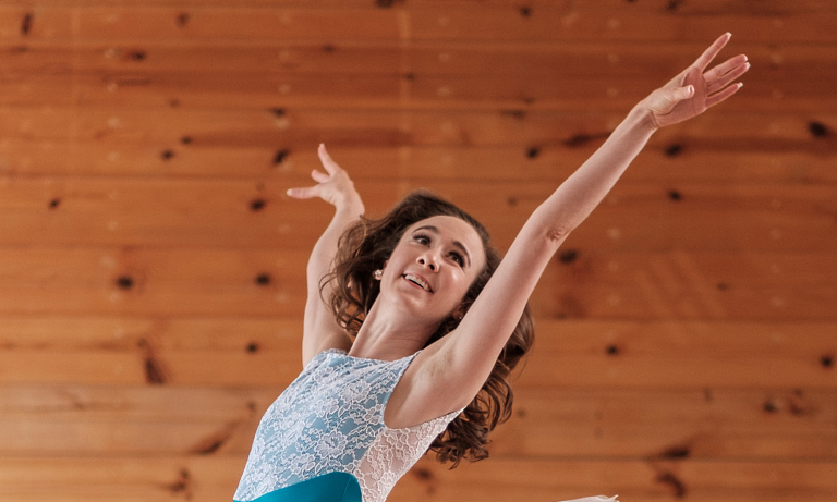 On a plane or on stage, dancer Alexandra Hoffman sure can fly ...